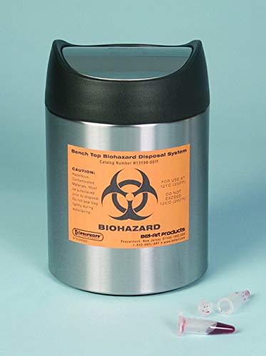Benchtop Biohazard Disposal Can: Amazon.com: Industrial & Scientific