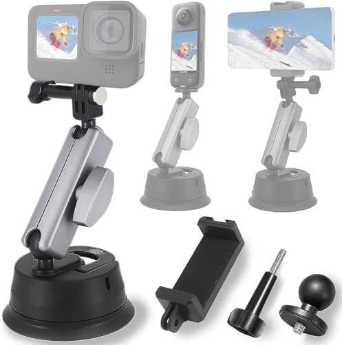 Buy GoPro Suction Cup for Camera, Plastic, Black Online at Low Prices ...