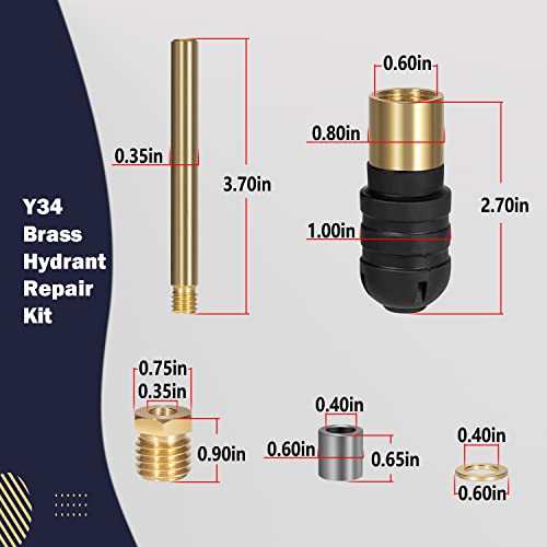 Snapklik.com : Y34 Iowa Brass Hydrant Upgraded Repair Kit RK-Y34 Repair ...
