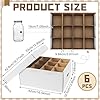 Amazon.com: Menkxi 6 Pieces Mason Jar Storage Boxes 32 oz Canning Boxes ...