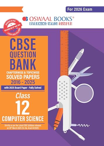 CBSE Class 12 Computer Science PYQs With Solutions – Download PDFs - CBSE Guidance