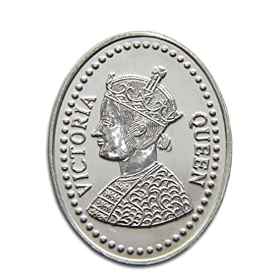RJ SINCE 2004-999 Silver Queen Victoria Oval Silver Coin 20 g : Amazon ...