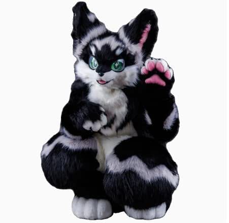 Amazon.com: Fursuit Commission Bodysuit Digitigrade Costume Bent Legs ...