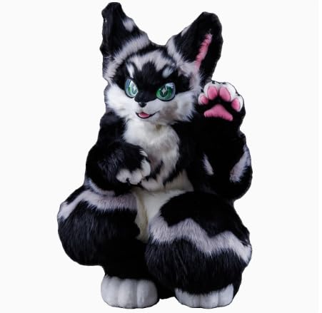 Amazon.com: Fursuit Commission Bodysuit Digitigrade Costume Bent Legs ...