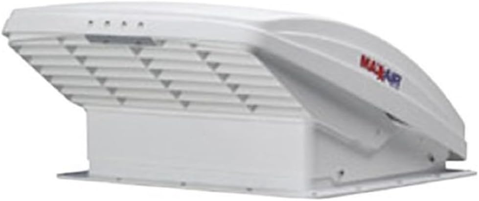 Maxxair 00-05100K MaxxFan Ventillation Fan with White Lid and Manual ...
