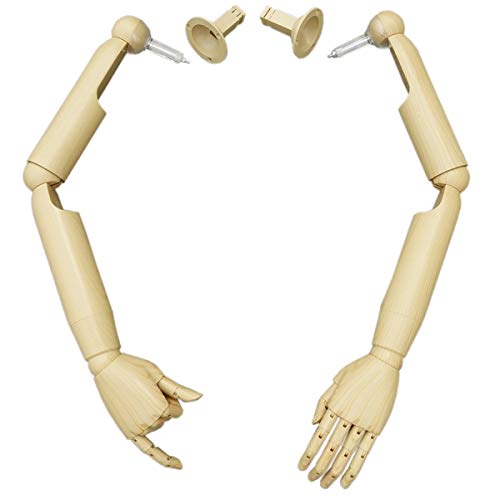 Amazon.com: Articulate Posable Plastic Pair Arms and Hands of Mannequin ...