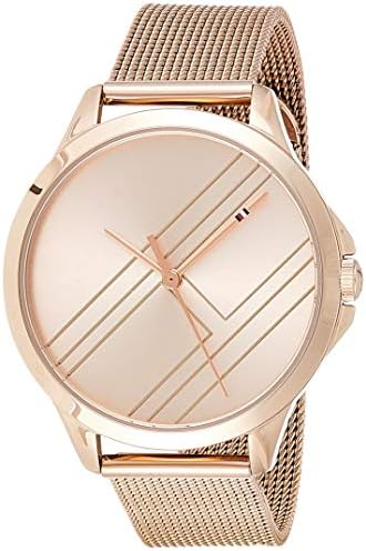 Tommy Hilfiger Women's Analogue Classic Quartz Watch with Rose Gold ...