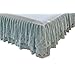 Amazon.com: Romantic Summer Ruffled Bed Skirt with Sheet,Dust Ruffle ...