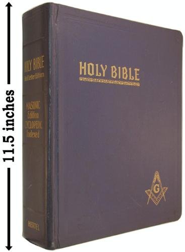 Holy Bible Red Letter Edition Masonic Edition Cyclopedic Indexed ...