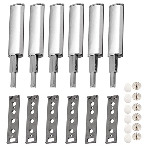 Pack of 6 Push to Open Door Openers, Pressure Door Openers, Magnetic ...