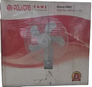 ELANZA PW01 Wall Fan 400mm (16’’) : Amazon.in: Home & Kitchen