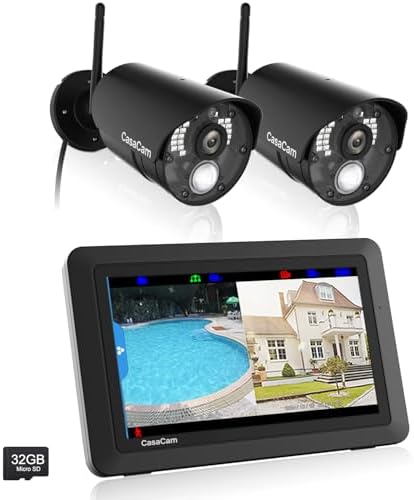 Amazon.com : Camcamp Wireless Security Camera System with 7 ...