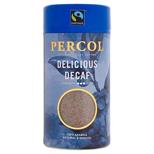 Amazon.com : Percol Fairtrade Decaf Colombia Freeze-Dried Instant ...
