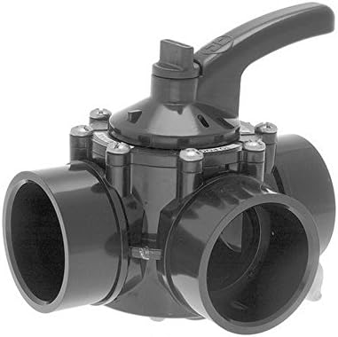 Amazon.com : Hayward PSV3S2DGR PVC 2-Way Pool Check Diverter Valve ...