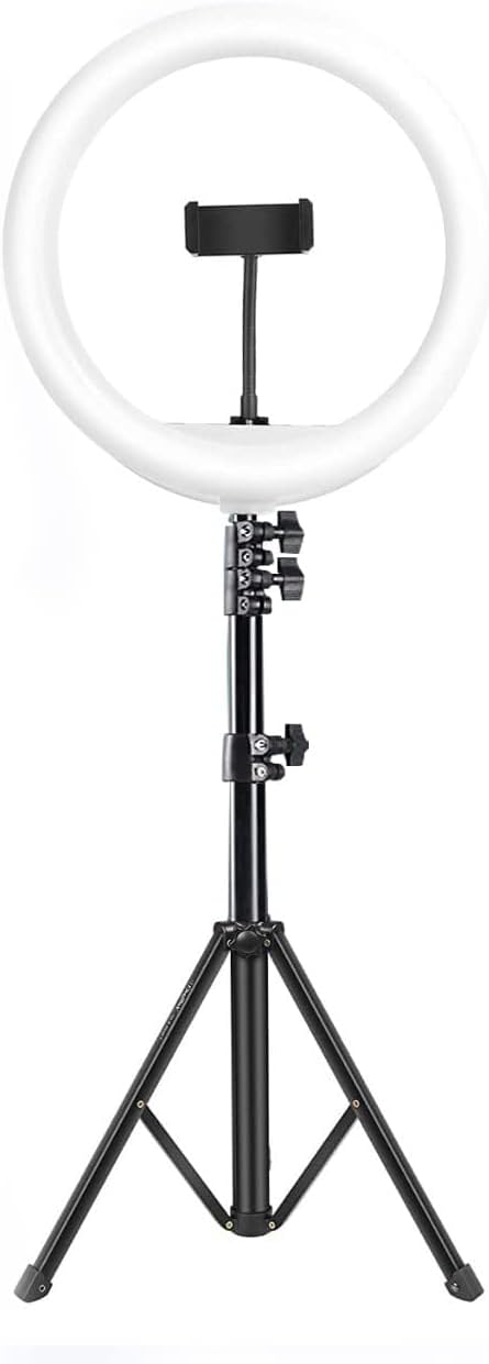 DIGITEK® (DRL-14C) 14 Inch LED Ring Light with 5ft Stand & Smartphone ...