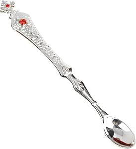 Amazon.com | RZRHMUHN Orthodox Zinc Alloy Ritual Spoons – Elegant Cross ...