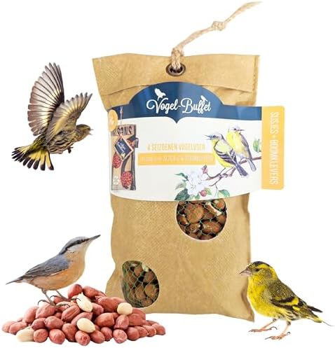 Topline Bird Feeder Garden Gifts - Peanuts & Sunflower Seeds Bird Food ...
