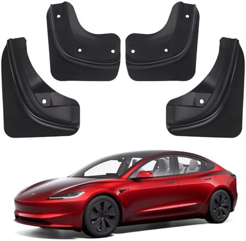 Amazon.com: REEVAA 2025 Tesla Model 3 Highland Mud Flaps - Tesla ...