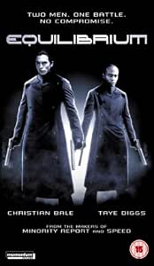 Equilibrium [VHS] : Christian Bale, Emily Watson, Taye Diggs, Angus ...