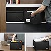 Amazon.com: JUNDUN Fireproof File Box, Fireproof File Storage Organizer ...