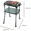 FRX elektrischer BBQ Standgrill Elektrogrill 2000W Barbecue Tischgrill ...