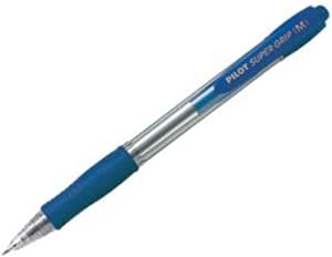 Pilot Super Grip Pack of 12 Refillable Ballpoint Pen Medium Retractable ...
