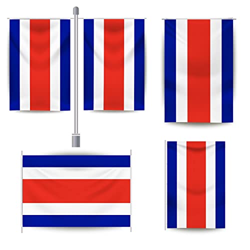 Snapklik.com : YongFoto Costa Rica Flag 6x10ft Costa Rican Flags Banner ...