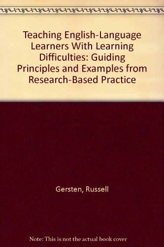 Teaching English-Language Learners With Learning Difficulties: Guiding ...
