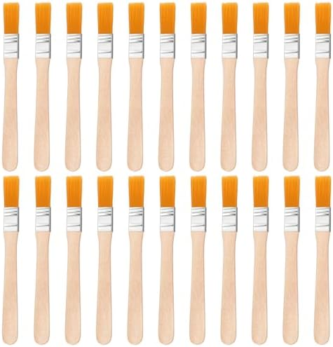 Amazon.com: 22 Pcs Flat Small Paint Brushes, 1/2 Inch Paint Brush with ...