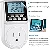 Techbee Indoor Digital Infinite Repeat Cycle Intermittent Outlet Timer ...