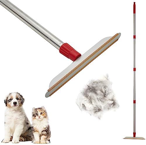 Upgrated Carpet Rake for Pet Hair Removal with Long Handle, 1 Mini ...