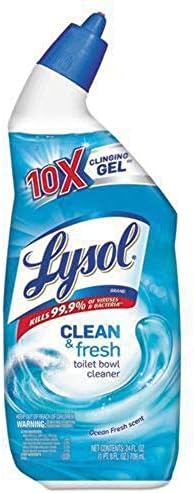 Amazon.com: Lysol Power & Fresh Toilet Bowl Cleaner, Ocean Fresh, 24oz ...
