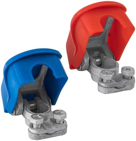 TSUGAMI 2 Pcs Battery Terminals Connector Clamps, Brass Tinned Cables ...