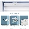 Amazon.com: 4pcs Cordless Window Shade Brackets, Mini Mounting Bracket ...