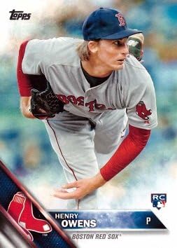 Amazon.com: 2016 Topps Baseball #109 Henry Owens Rookie Card ...
