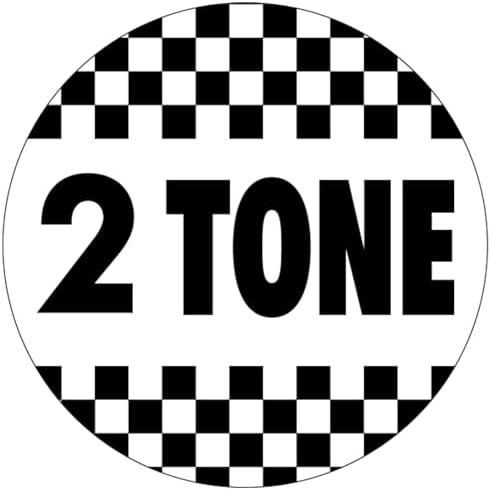 Pack of 2 Music 2 Tone Ska Cool Self Adhesive Vinyl Stickers Ideal for ...