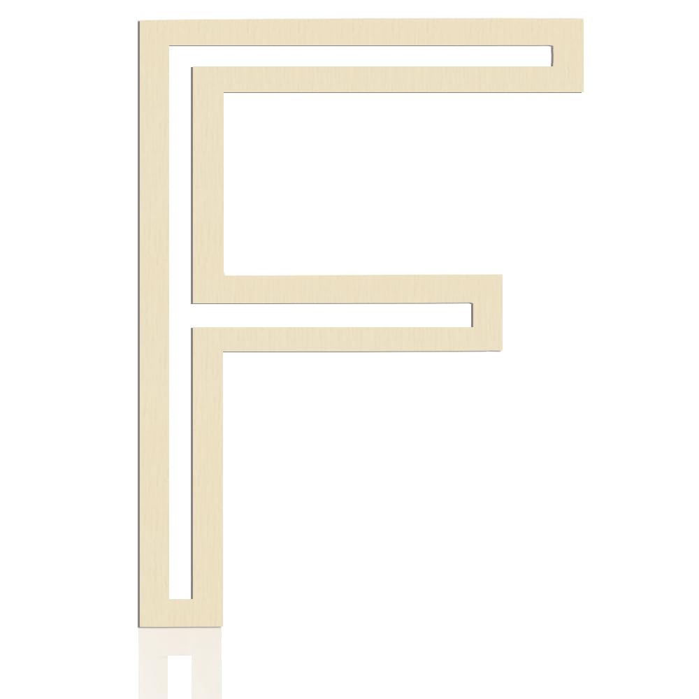 Amazon.com: Wooden Letters 12 Inch,1/5 Inch Thick Large Wood Letter F ...
