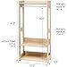 IRIS USA IRIS Compact Wood Garment Rack, Natural : Amazon.ca