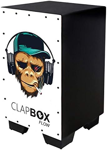 Clapbox Cajembe Cajon (4 instruments in 1) - Rubber wood (H:50 W:30 L ...