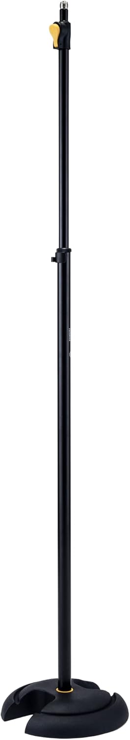 Amazon.com: Hercules MS201B Grip H Base Microphone Stand W/EZ Mic Clip ...