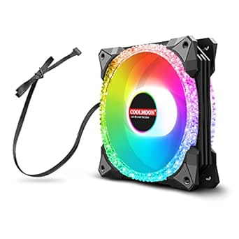Coolmoon Computer Chassis PC Fan Adjust Cooling Fan Silent Control ...