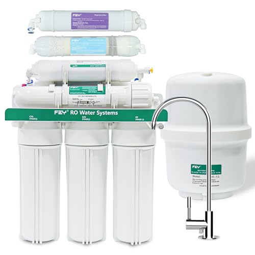 Reverse Osmosis System, 10-Stage 100GPD Reverse Osmosis Alkaline Water ...