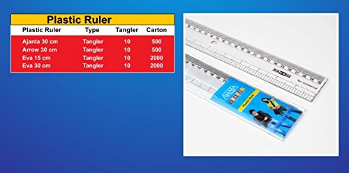 Ajanta Plastic Foot Ruler 30 CM (10 Pcs) Foot Ruler Scale Measuring ...