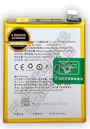 FLIPTRONICS ORIGINALS® BLP683 Battery for Oppo K1 / A7X / A7S / F9 4 ...