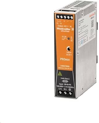 1 Pcs Switching Mode Power Supply PRO ECO 72W 24V 3A 1469470000 ...