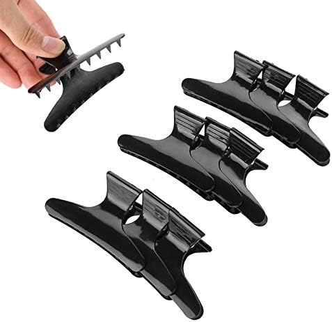 Amazon.com : Butterfly Clips 12Pcs Salon Hair Clip Hairdresser Clamps ...