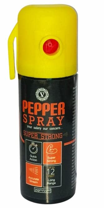 Viewers India Pepper Spray Self Defence for Women Safety 165ml Yellow (Pack of 1) : Amazon.in ...