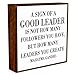 Amazon.com: Inspirational A Sign of A Good Leader Desk Decor Wooden Box ...