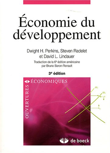 Amazon.fr - Économie du développement - Lindauer, David, Perkins ...