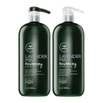 Amazon.com: Tea Tree Lavender Mint Shampoo and Conditioner Liter Duo ...